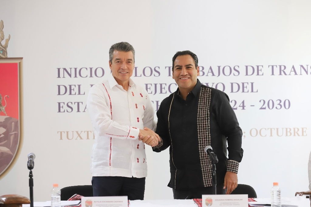 La Jornada - Inician trabajos de entrega-recepción de gubernatura de Chiapas