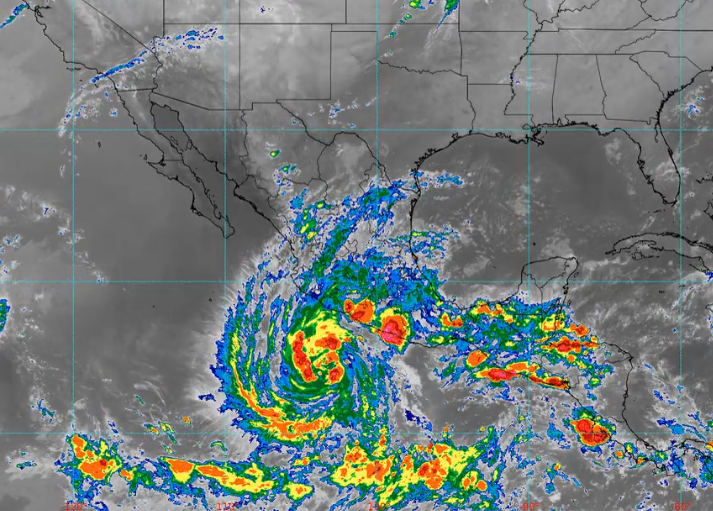 La Jornada - Se mantendrán lluvias en el país por tormenta tropical 'Kristy'